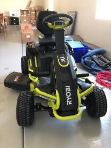 Used Ryobi 480EX Electric Riding Mower - RonMowers