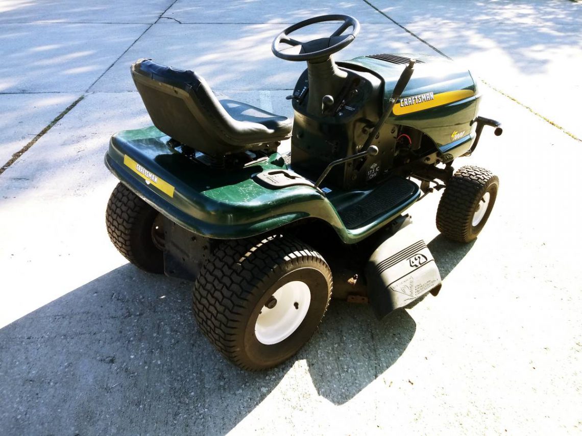 42" Craftsman LT1000 Riding Lawn Mower for Sale - RonMowers