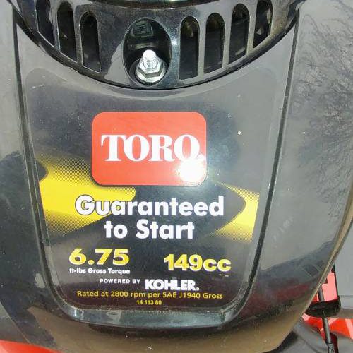 TORO 22 in Gas Walk Behind Self Propelled Lawn Mower with grass catcher ...