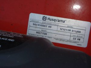 Husqvarna HU775H 175cc Self-Propelled High Wheel 22 in Lawn Mower ...
