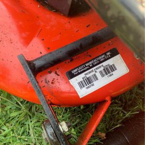 Simplicity regent 16hp 38 inch riding lawnmower for sale - RonMowers
