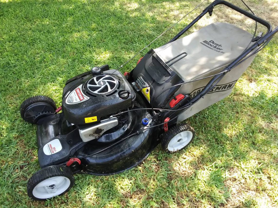 Excellent condition Craftsman Platinum 22" Cut Self Propelled Lawn ...