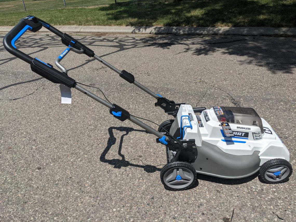 HART 40-Volt Cordless Self Propelled 21-inch Electric Mower - RonMowers