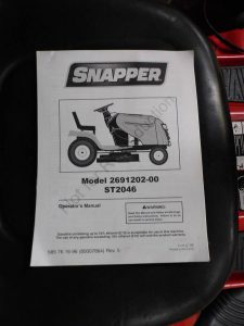 Snapper ST 2046 Hydrostatic 46 inch Riding Lawn Mower for Sale - RonMowers