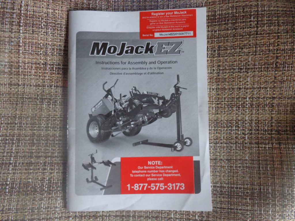 MoJack EZ Riding Lawn Mower Lift - RonMowers