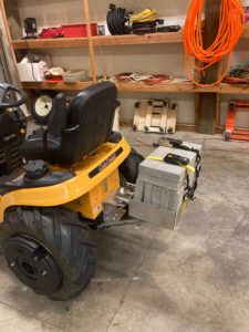 2008 Cub Cadet Super SLT 1554 Tractor with a 54" wide double blade ...
