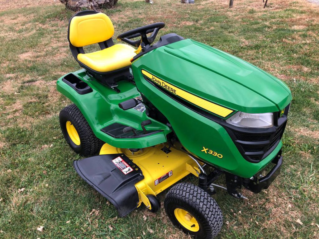 2017 John Deere X330 residential riding lawn mower for sale - RonMowers